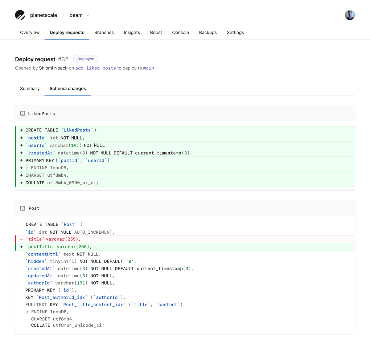 Safely making database schema changes