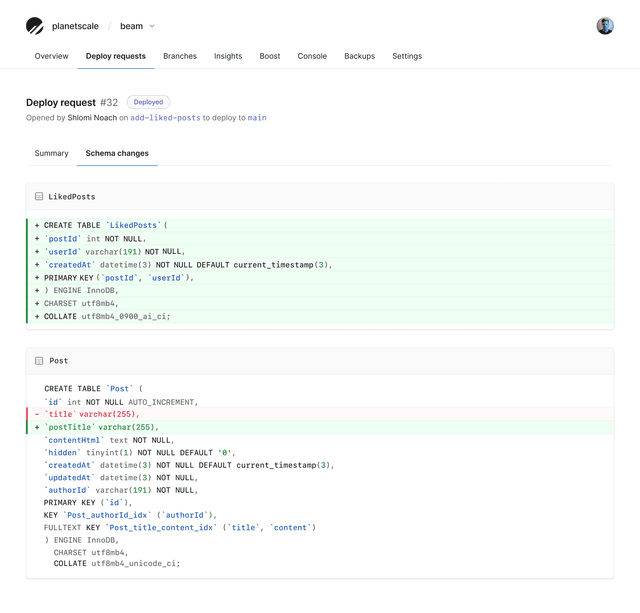 Safely making database schema changes