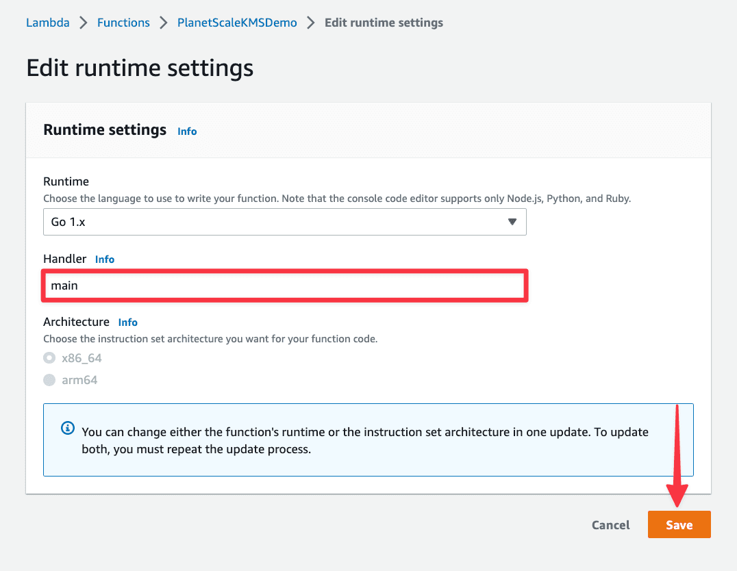 Secure your connection string with AWS KMS