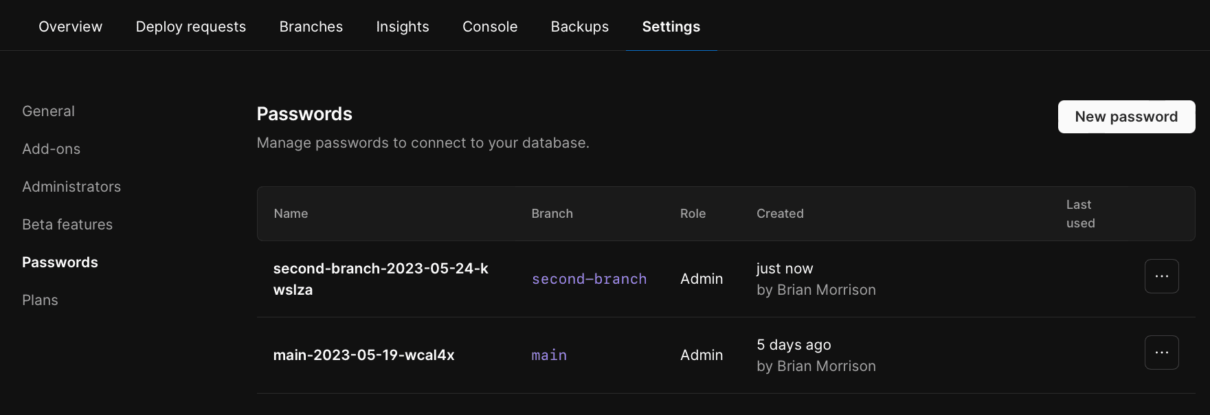 Connection Strings — Planetscale Documentation
