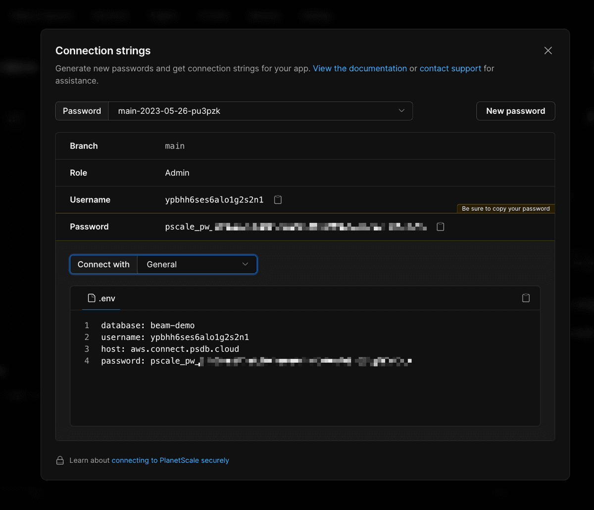 Connect To Your Database — Planetscale Documentation