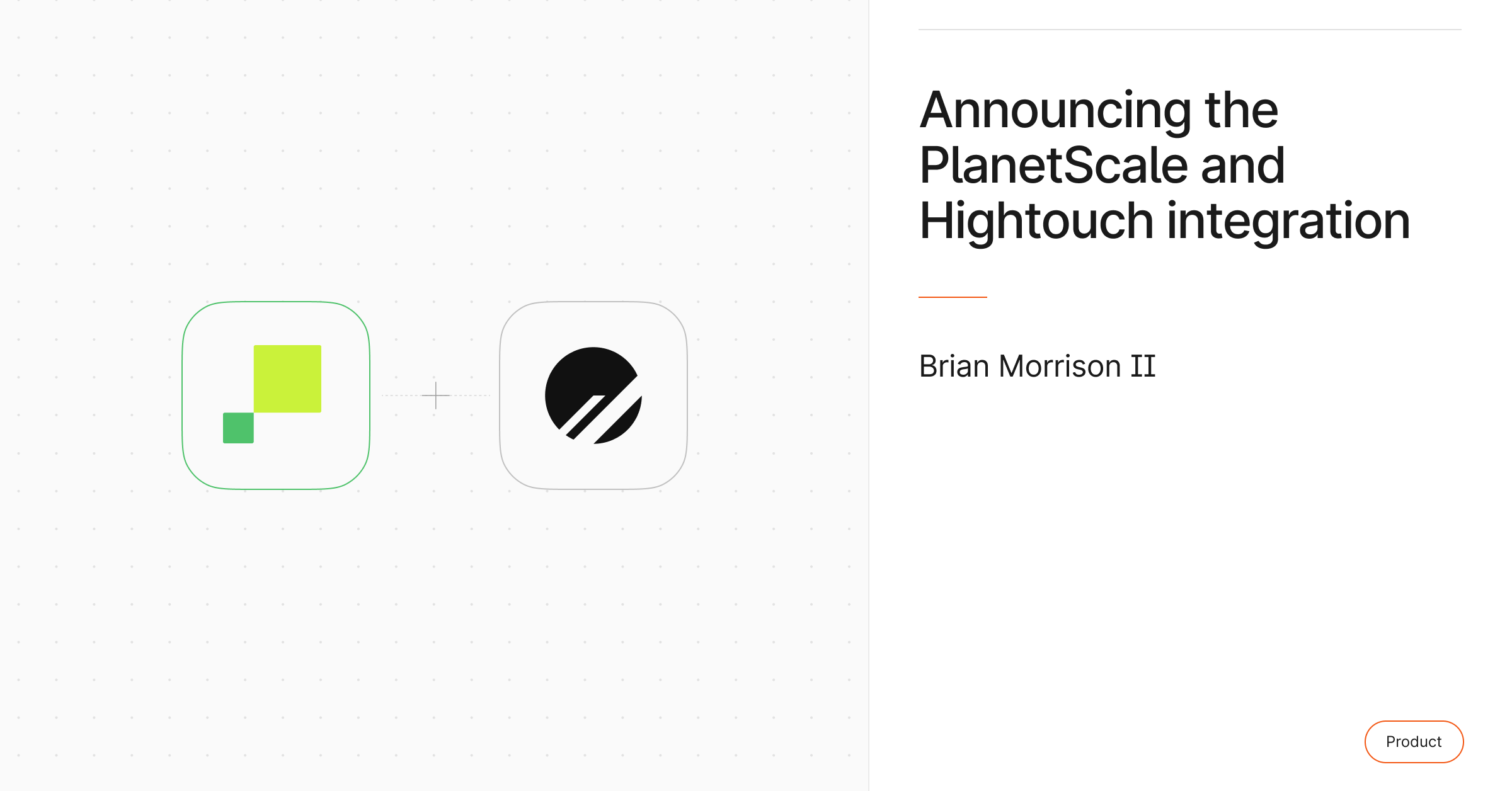 Announcing the Hightouch integration — PlanetScale
