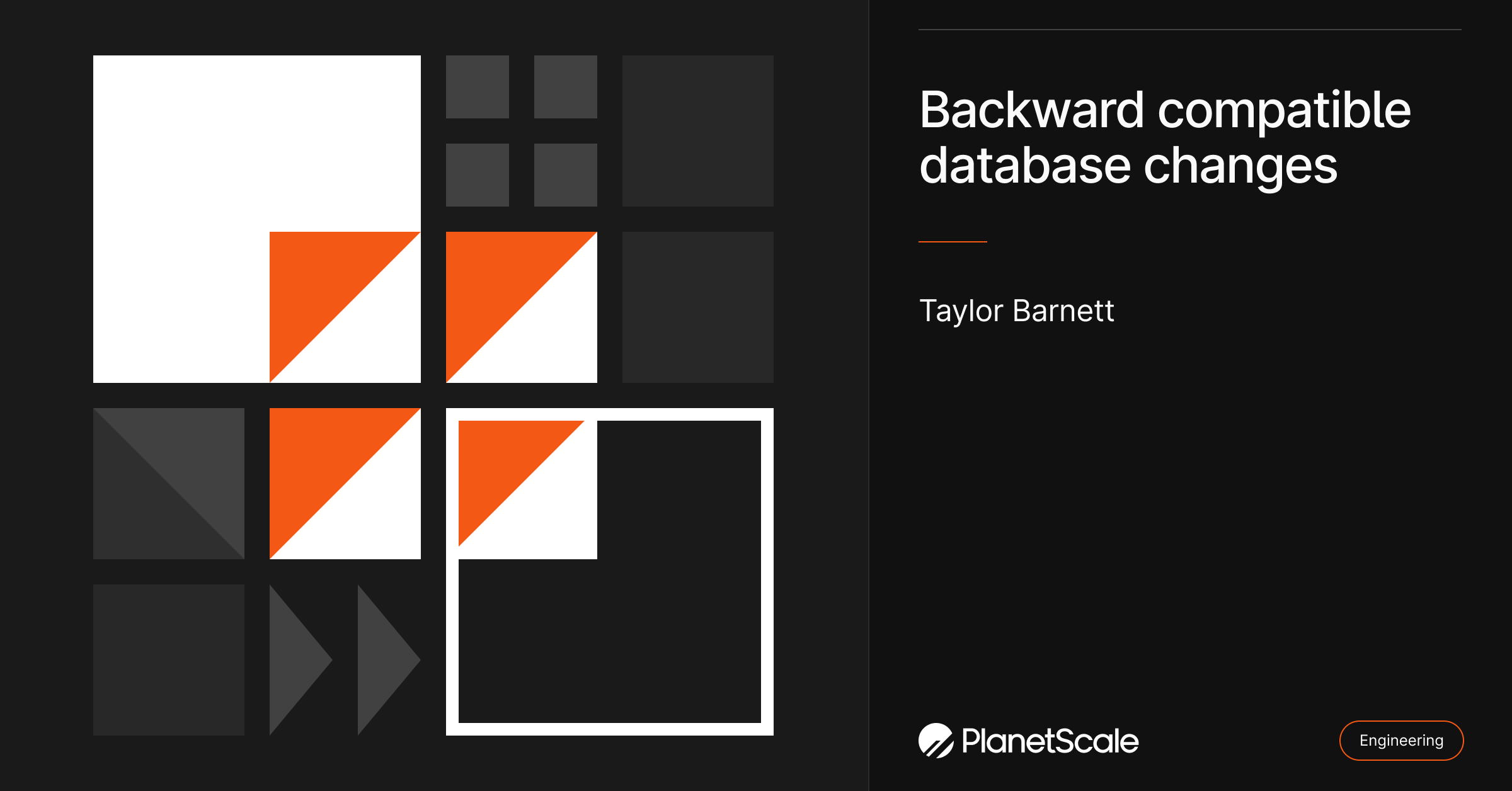 Backward compatible database changes — PlanetScale
