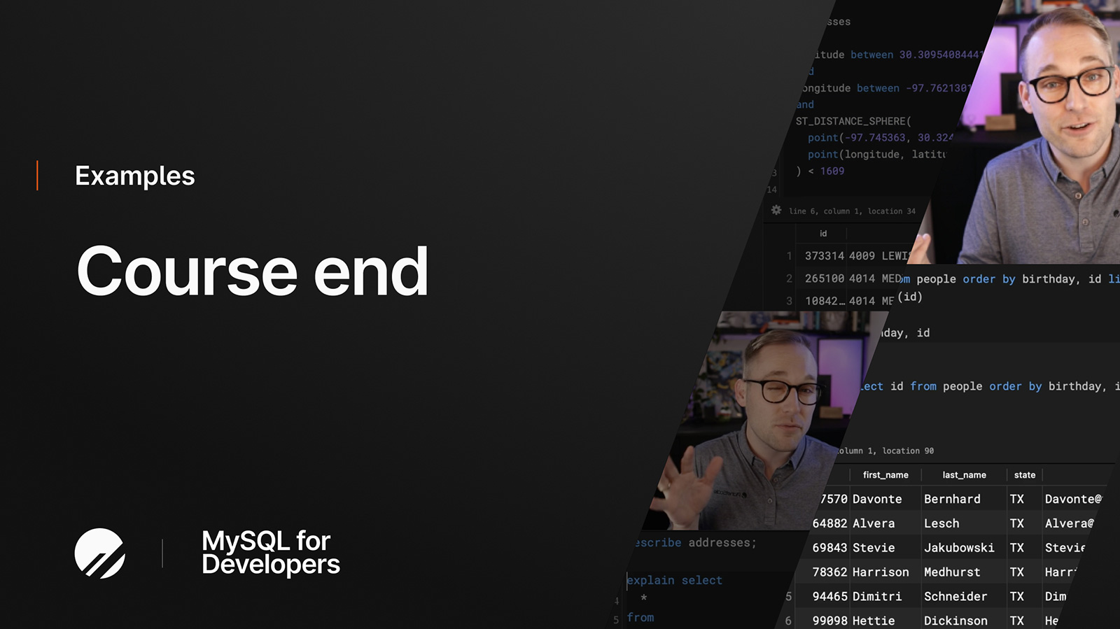 Course End — MySQL for Developers — PlanetScale Course End — MySQL for Developers — PlanetScale