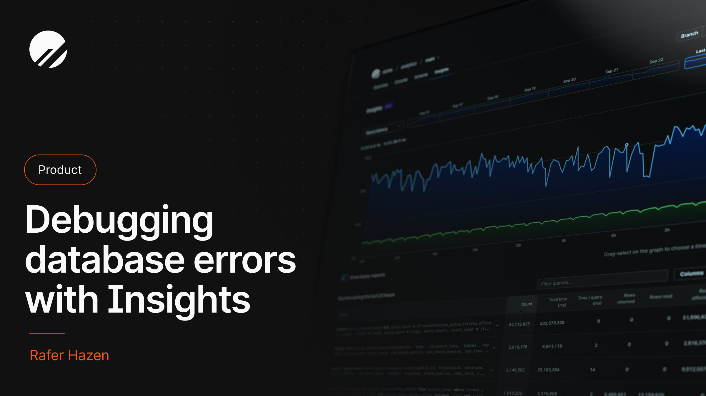 Debugging database errors with Insights — PlanetScale