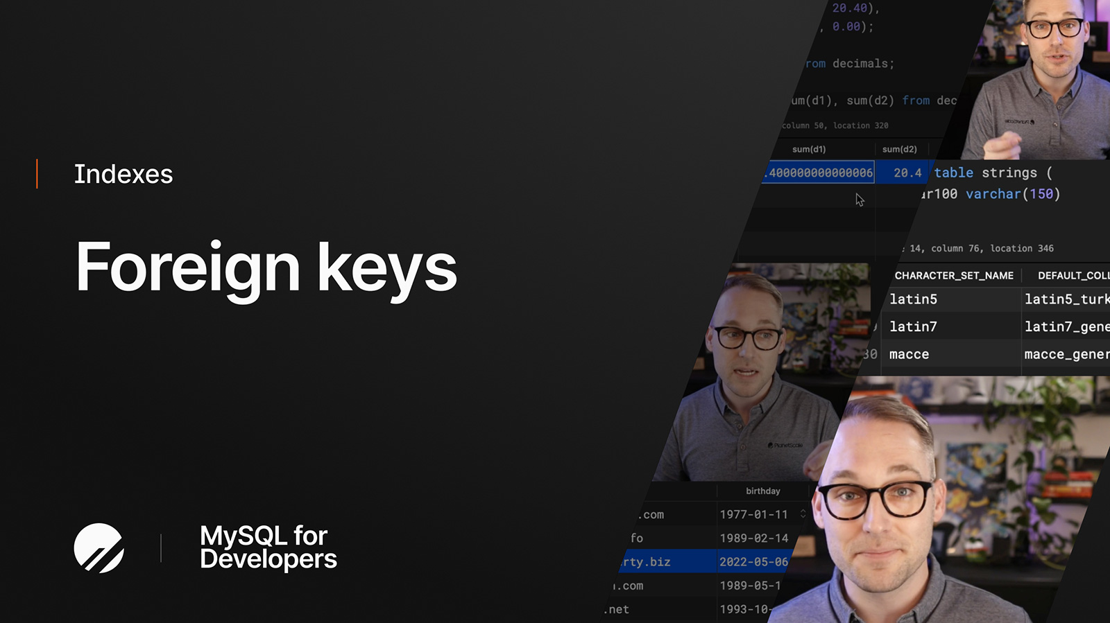 Foreign Keys — Mysql For Developers — Planetscale