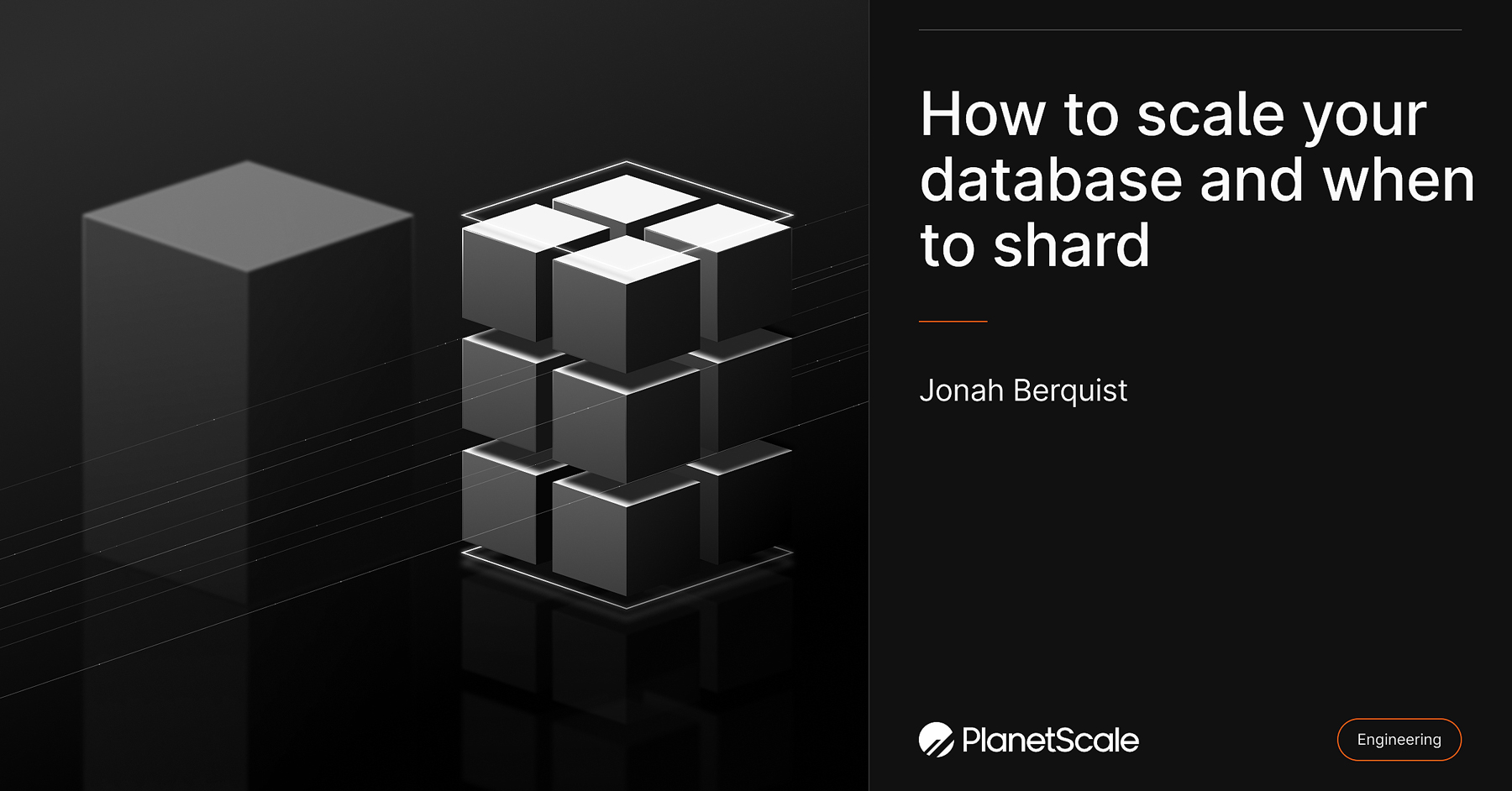 How to scale your database and when to shard MySQL — PlanetScale