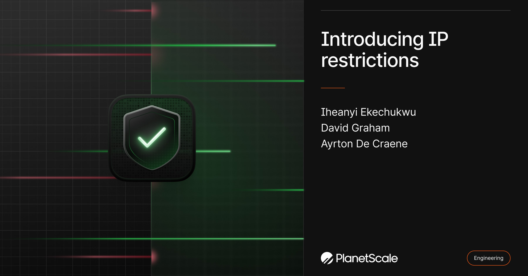 Introducing IP restrictions — PlanetScale Introducing IP restrictions — PlanetScale
