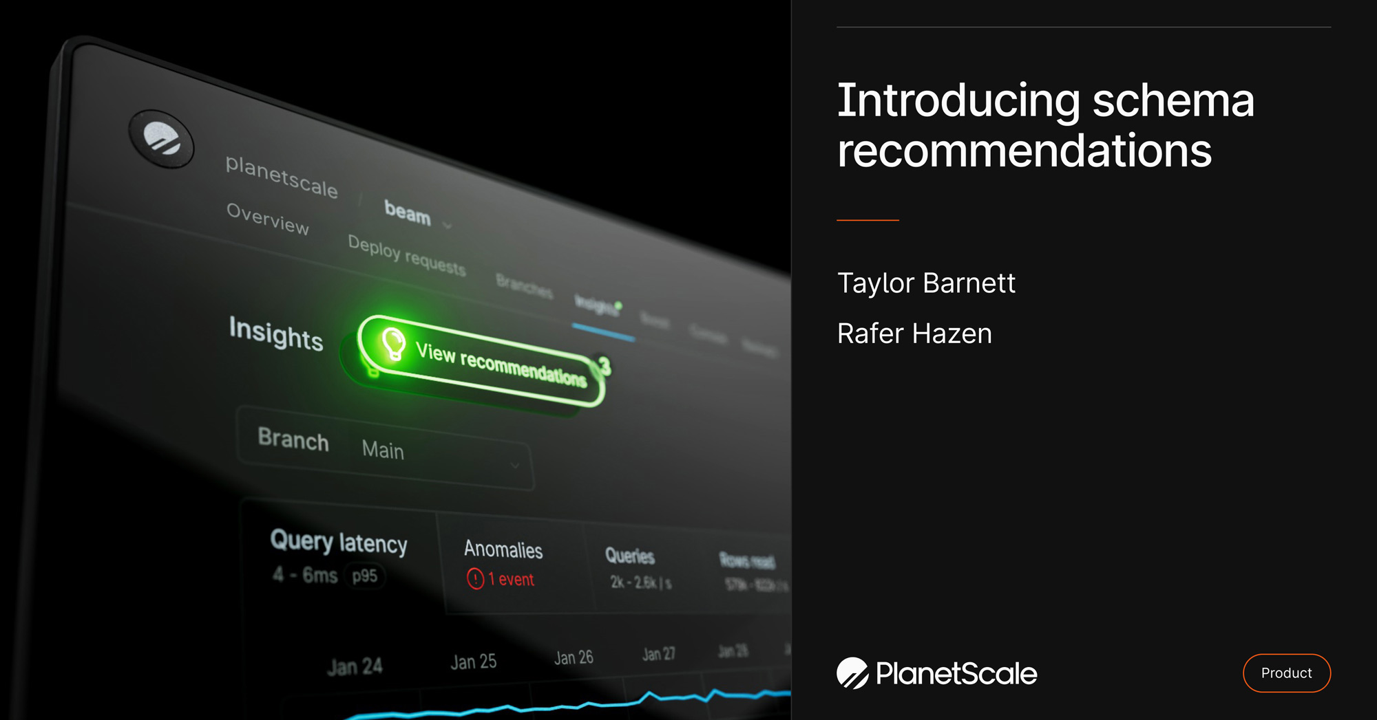 Introducing schema recommendations — PlanetScale