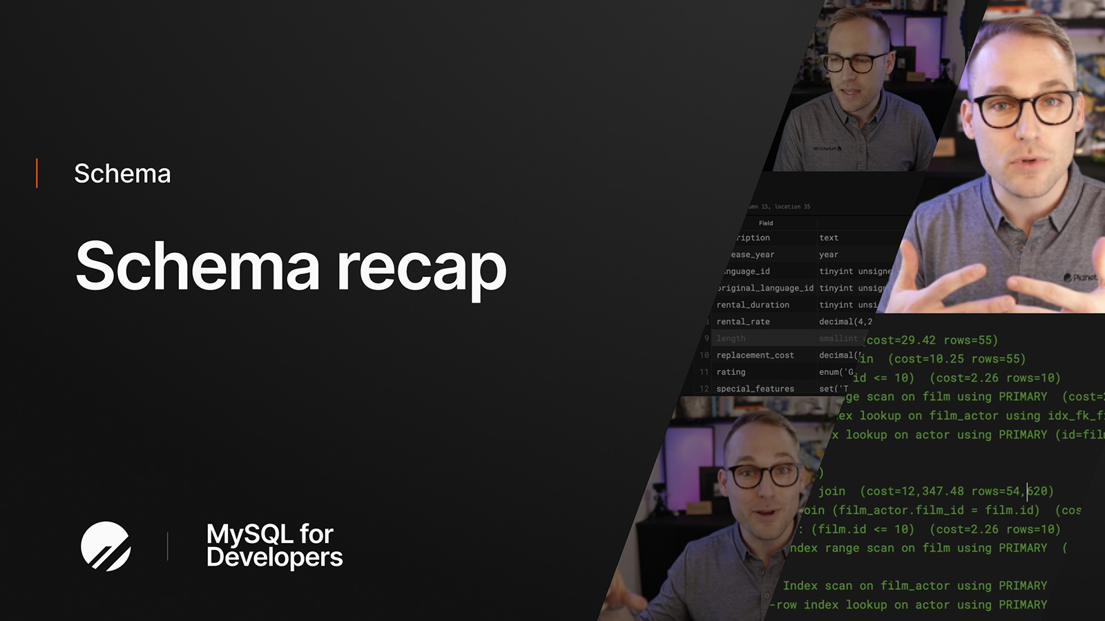 Schema recap — MySQL for Developers — PlanetScale