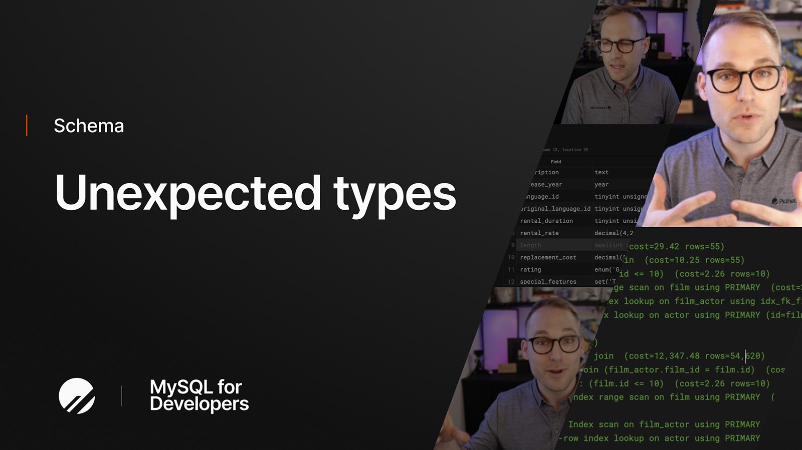 Unexpected types — MySQL for Developers — PlanetScale Unexpected types — MySQL for Developers — PlanetScale